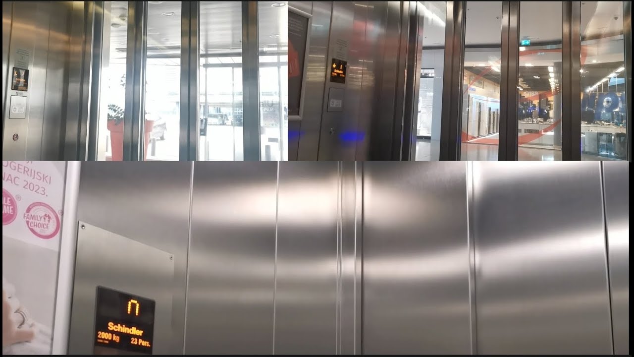 Lift tour - Garden Mall, Dubrava Zagreb, Croatia - YouTube