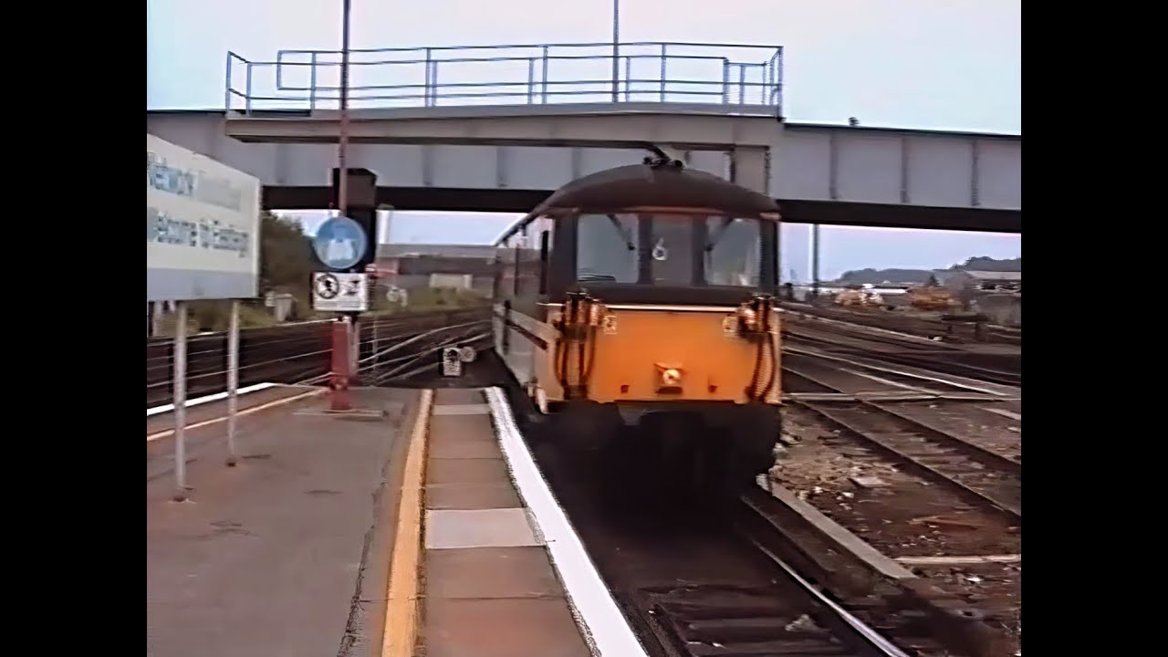 British Rail in the 1990s - Eastleigh - YouTube
