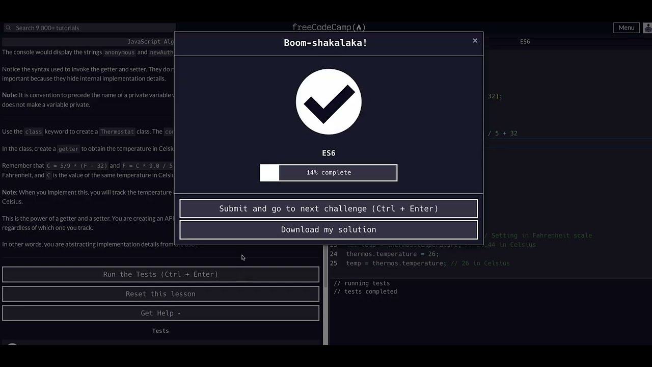 19 Use Getters And Setters To Control Access To An Object Es6 Freecodecamp Explained