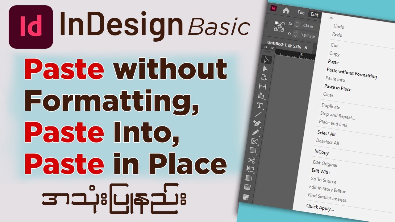 InDesign Paste Without Formatting Paste Into Paste In Place indesign-paste-without-formatting-paste-into-paste-in-place