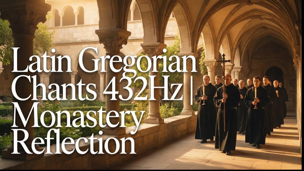 Latin Gregorian Chants 432Hz | Monastery Reflection - YouTube