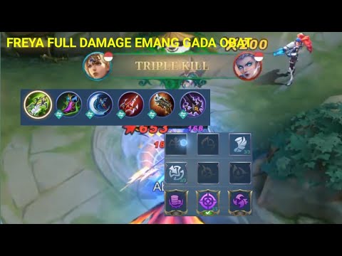 GAMEPLAY FREYA EXP LANER - MOBILE LEGEND BANG BANG - YouTube