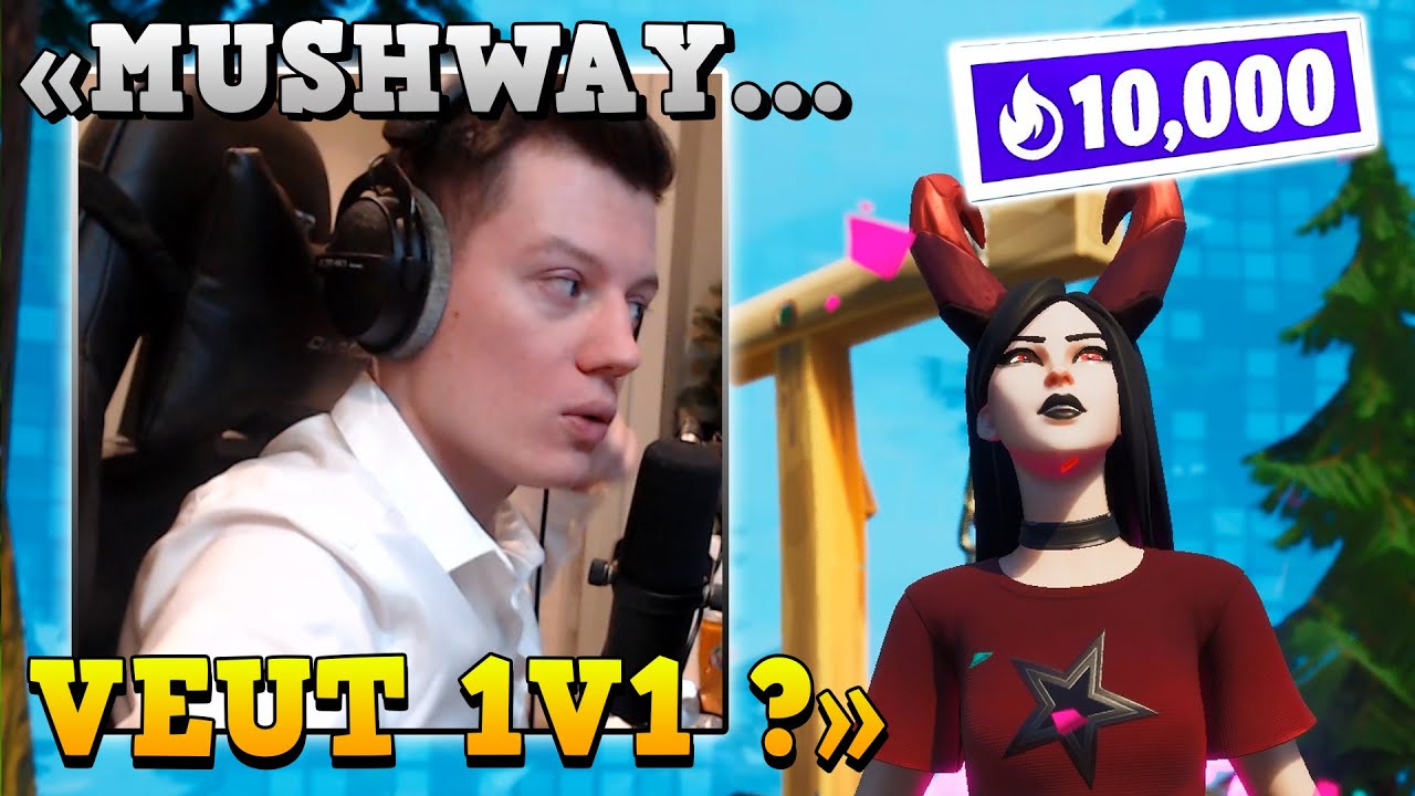 🔥 Improbable DOWELL vs MUSHWAY EN ARÈNE sur FORTNITE Chapitre 2... - YouTube