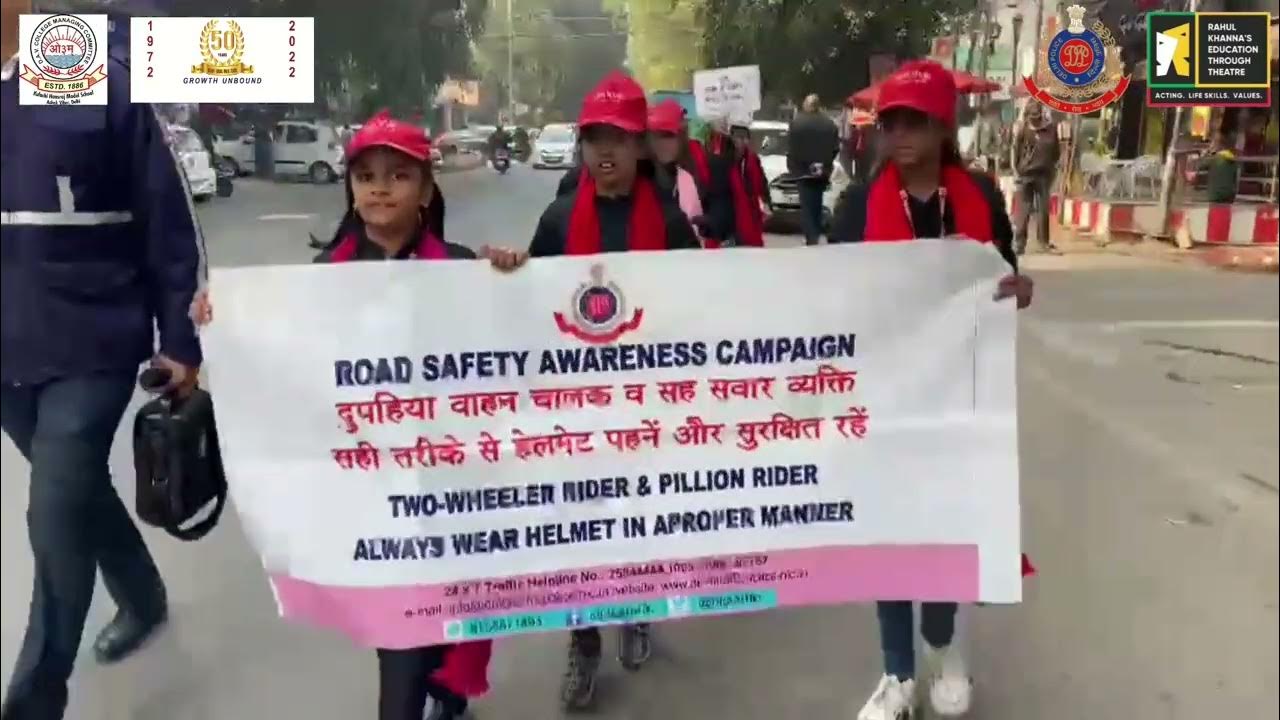 Delhi Traffic Police | Kulachi Hansraj Model School | Road Safety ...