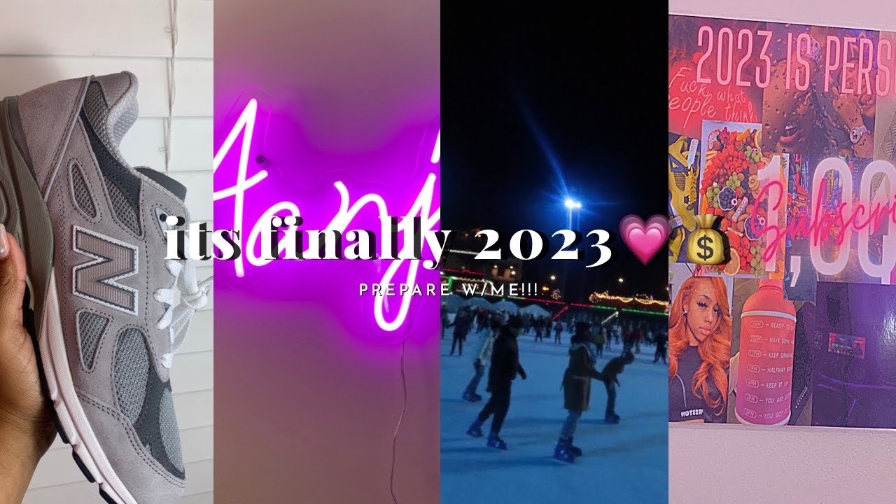 How I entered 2023....(ice skating, vision board, target runs, etc ...
