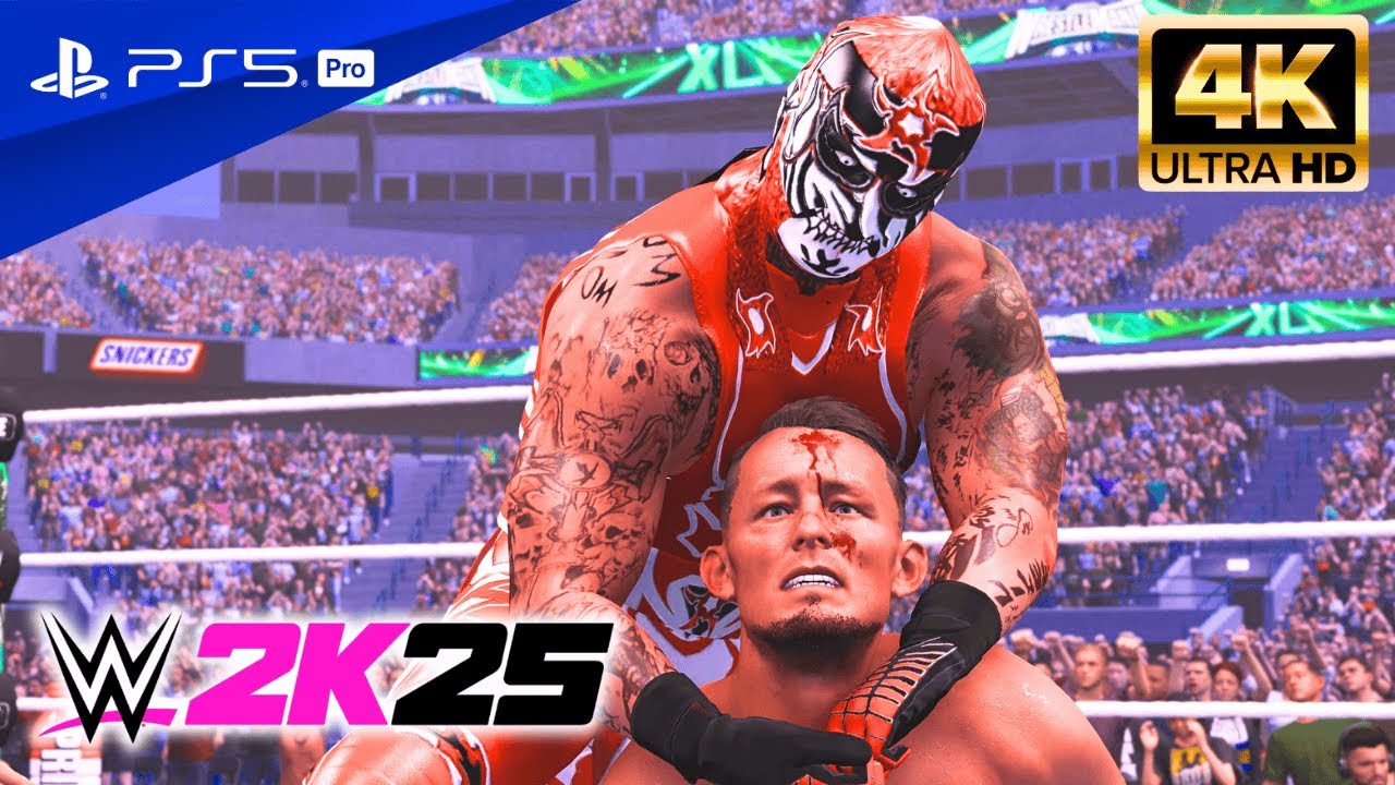 WWE 2K25: PENTA vs LUDWIG KAISER | Extreme Rules Match | PS5 Pro ...