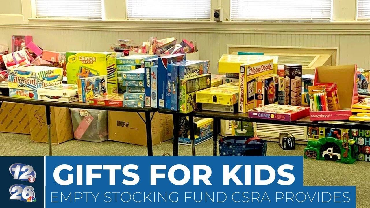 Empty Stocking Fund CSRA provides kids with gifts - YouTube