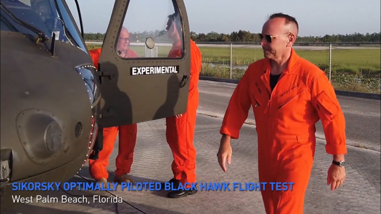 Optimally Piloted Black Hawk Advances Through Flight Test Program - YouTube