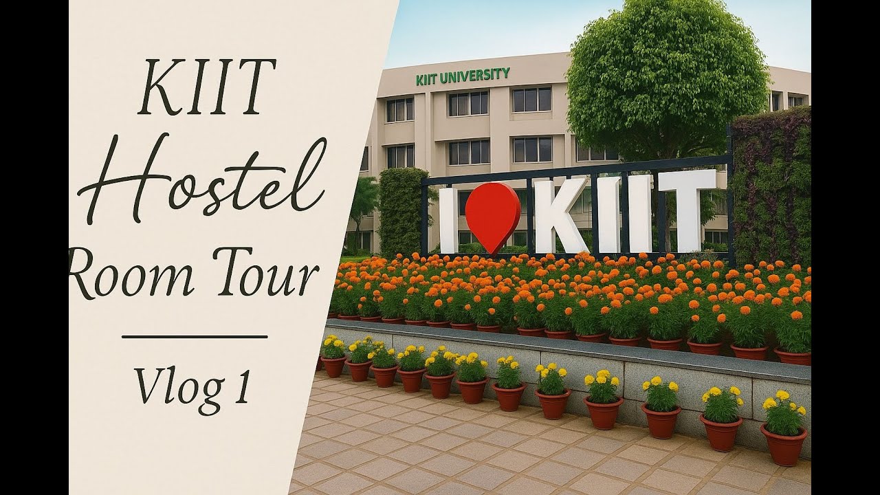KIIT Hostel 1st Year Room Tour 🛏 | My 1st Year Room | Vlog 1 | Life ...