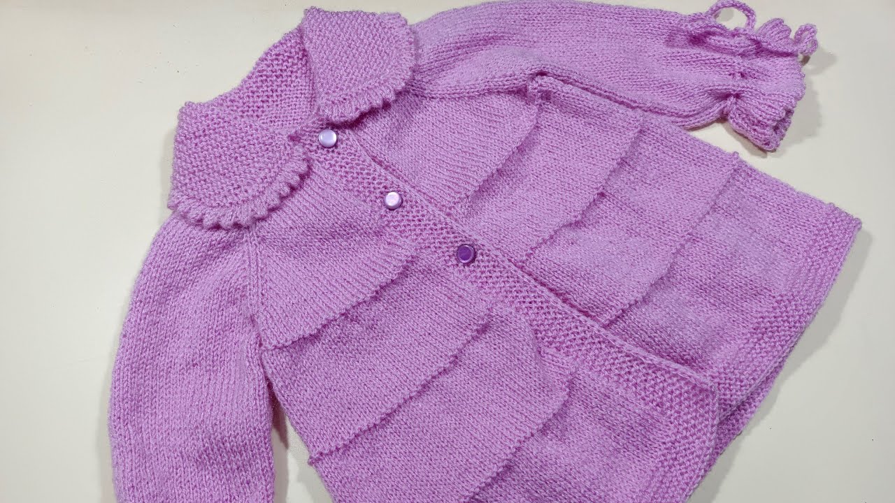 Baby Frock Knitting Design For 1 to 2 Year Baby Girls || Mamta ...