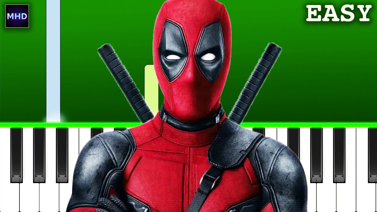 Deadpool Bye Bye Bye Dance Song - EASY Piano Tutorial - YouTube