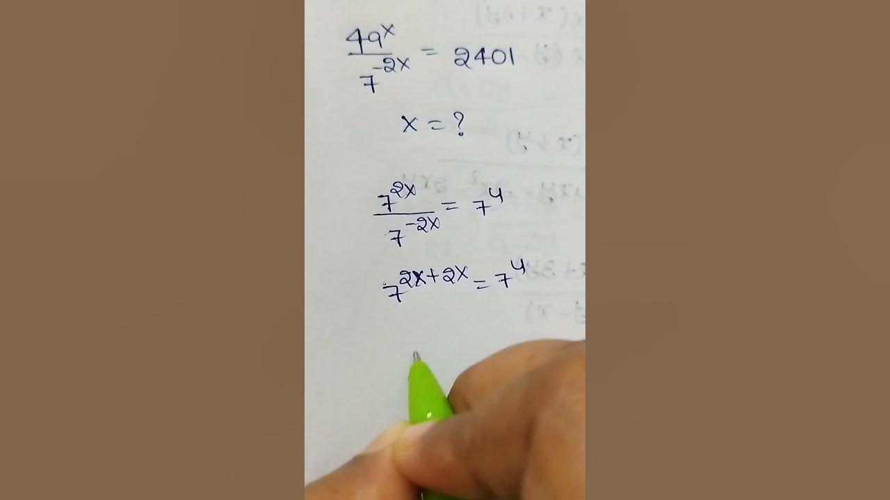 exponential equations#tutorial#maths #math#mathstricks#tricks#exponents ...