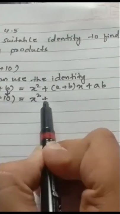 Expand Using Identity Solve (x+4)(x+10) - YouTube
