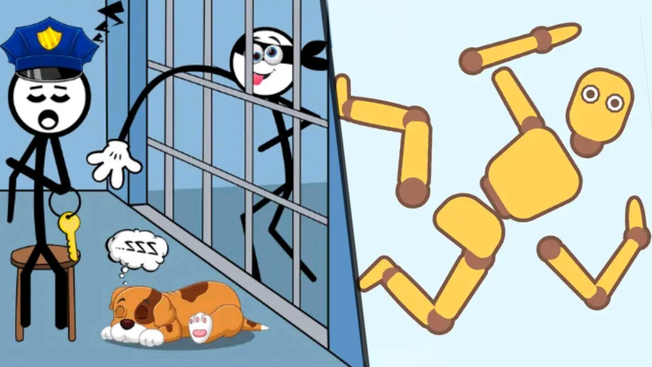 Satisfying Latest Gameplay RAGDOLL BREAK : kick Master vs ROBBER THIEF ...