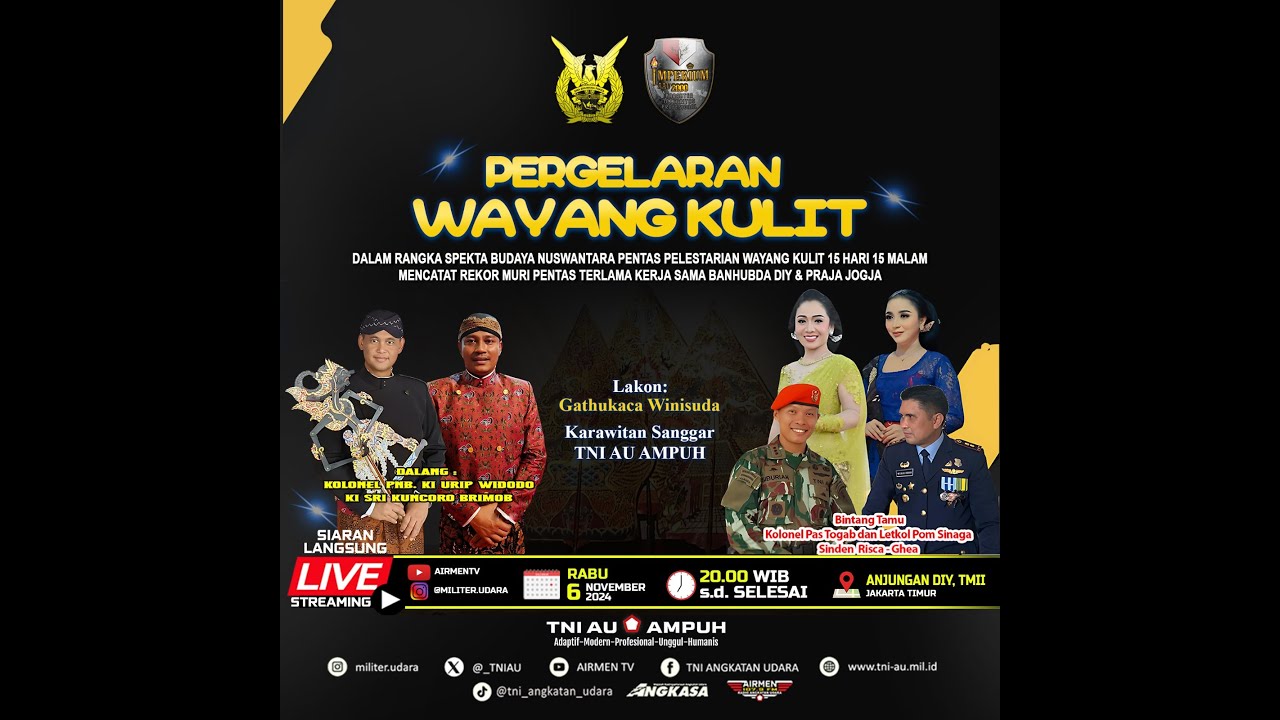 Wayang Kulit Ki Urip Widodo ( Kolonel Penerbang) & Ki Sri Kuncoro ...