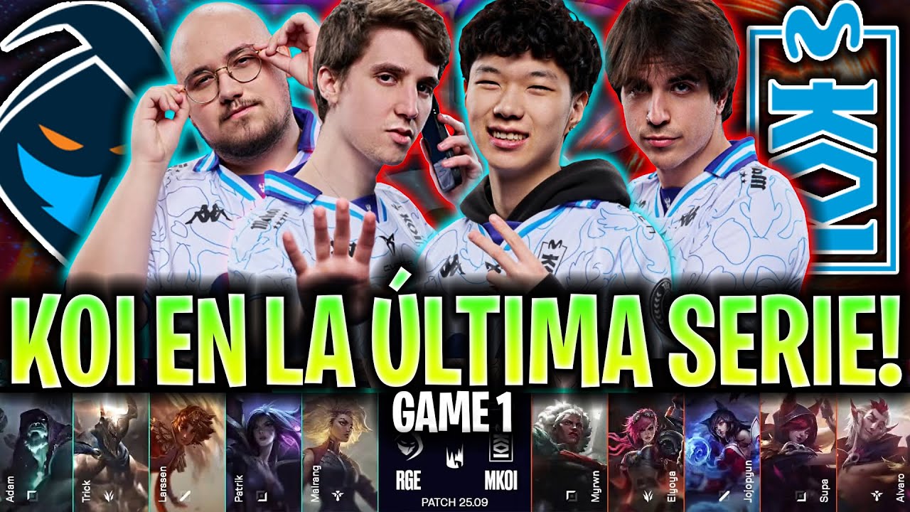KOI JUEGA LA ÚLTIMA SERIE DE LA FASE!😱RIVAL ETERNO!🔥 - RGE vs KOI Game ...