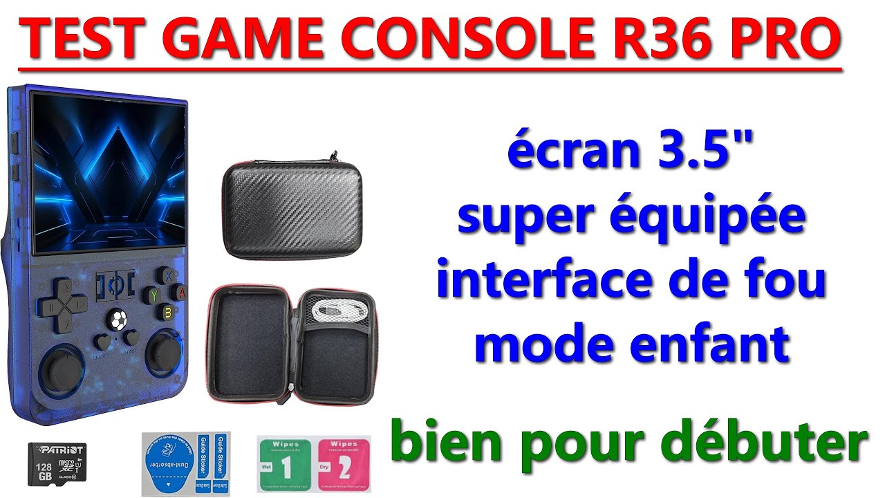 Test de la GAME CONSOLE R36 PRO - digne héritière de la R36S 😍 - YouTube