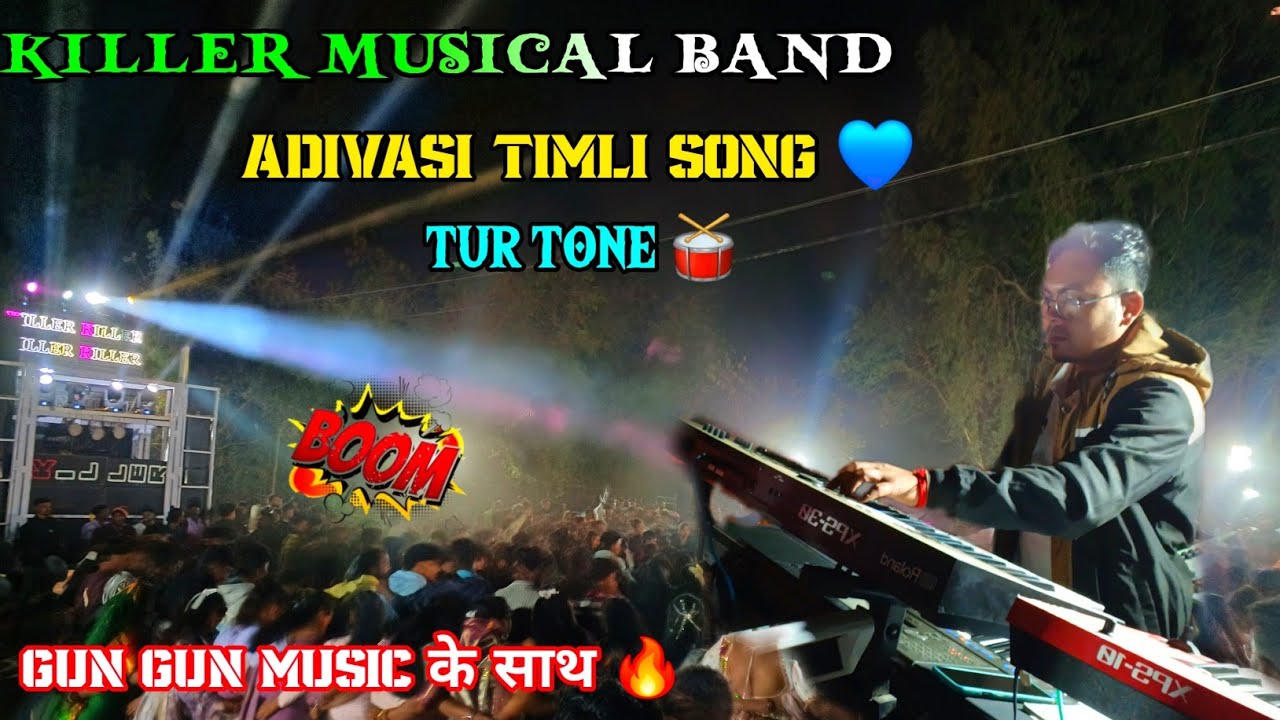 TUR TONE 🥁 GUN GUN MUSIC के साथ 🔥 KILLER MUSICAL BAND AT.DAMLAY (6/2 ...