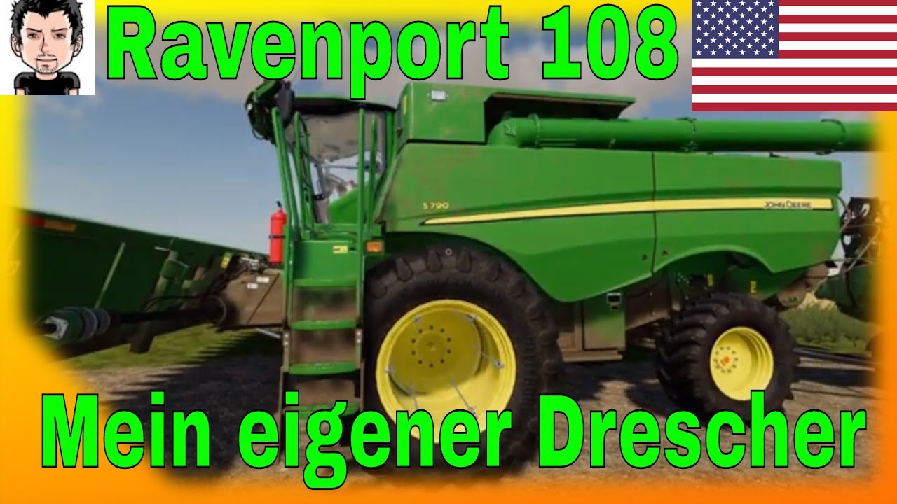 LS19 PS4 Ravenport Teil 108 mein John Deere Drescher Landwirtschafts ...
