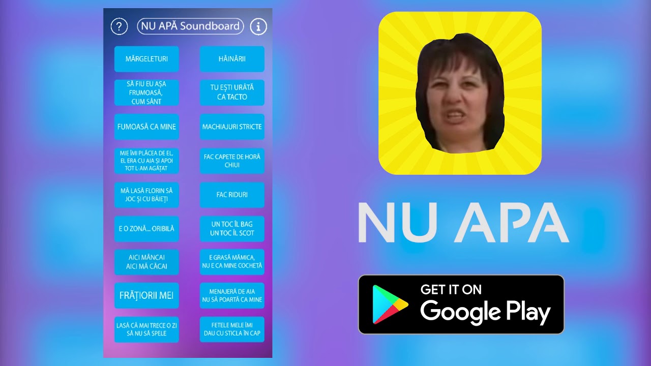 NU APA - Prezentare aplicatie - YouTube