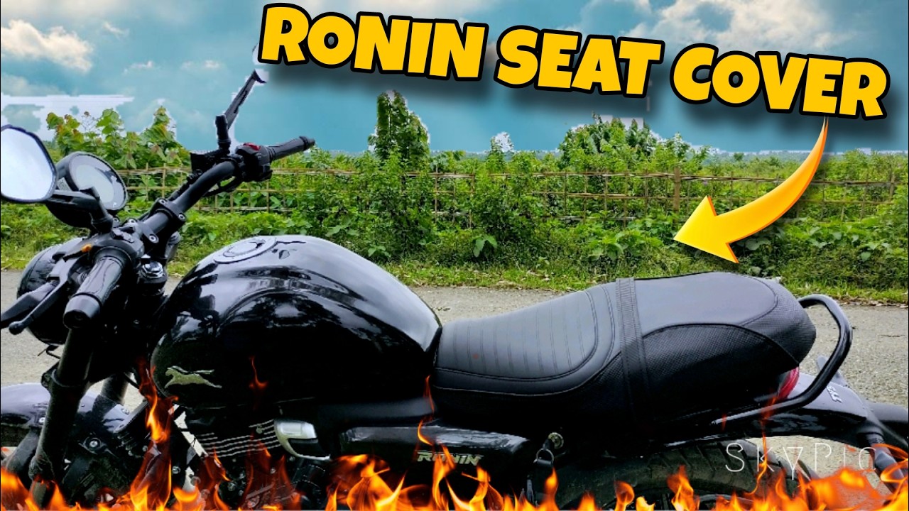 Ronin seat cover 2025 #tvsronin225 - YouTube