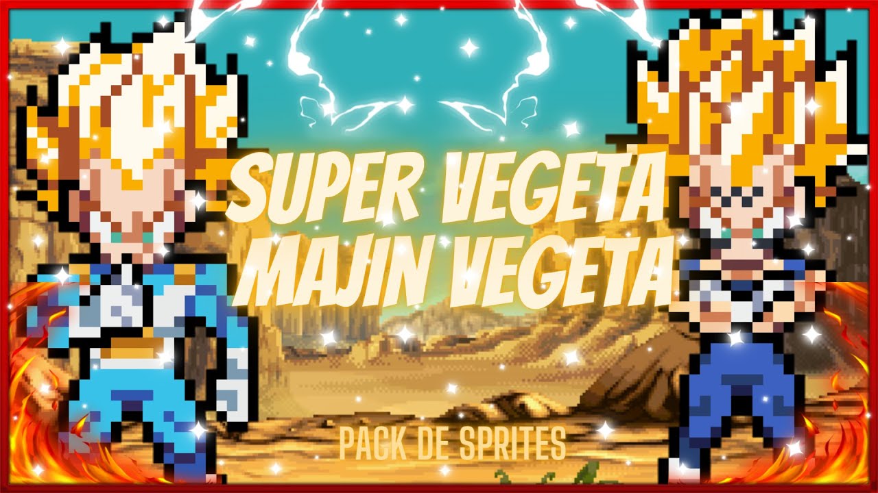 PACK DE SPRITES DO VEGETA SSJ FULL POWER E MAJIN VEGETA SSJ2- ULSW ...