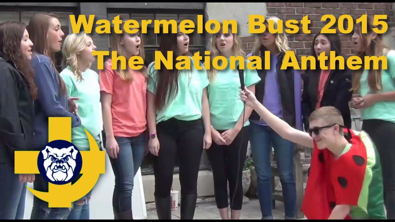 Lambda Chi Alpha Watermelon Bust 2015 - The National Anthem - YouTube