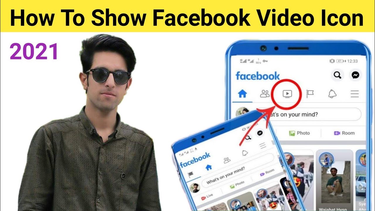 How to show facebook video icon / How to restore watch video icon - YouTube
