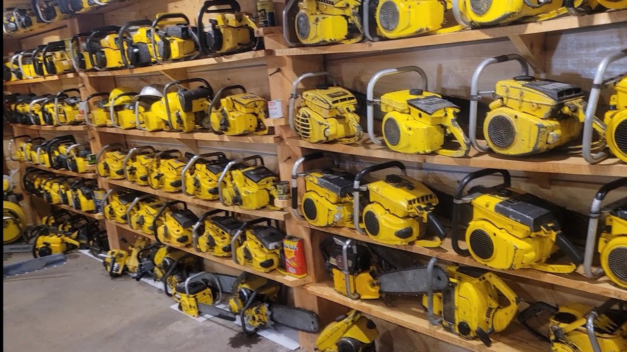 Chainsaw Heaven, The Wards Amazing Saw Collection - YouTube
