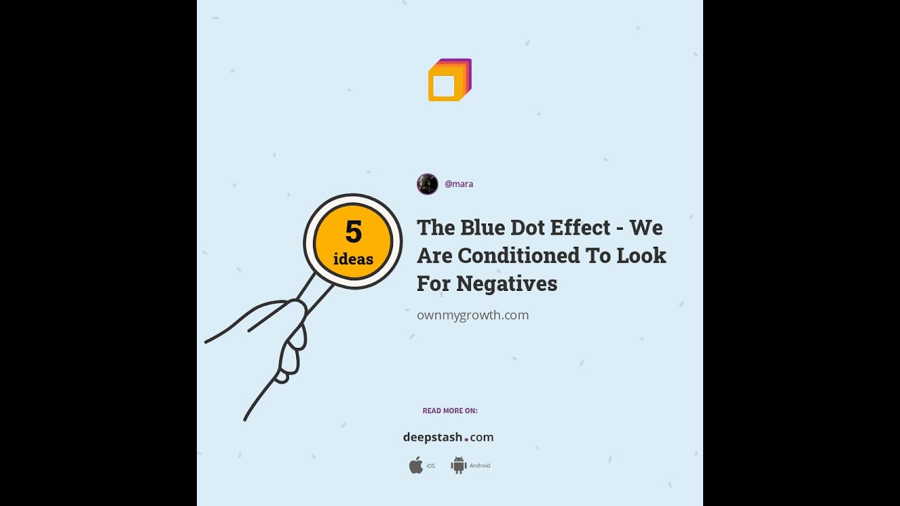 The Blue Dot Effect - YouTube