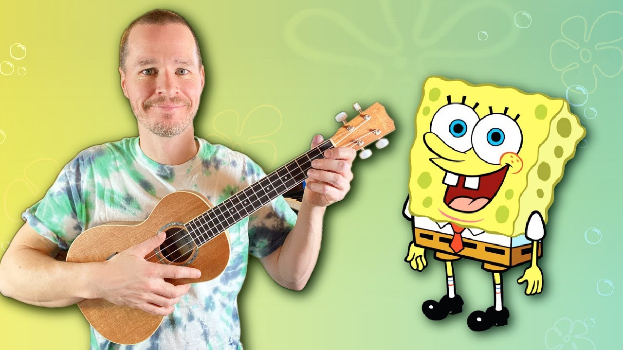 SpongeBob SquarePants Ukulele Tutorial - Theme Song #spongebob #ukulele - YouTube