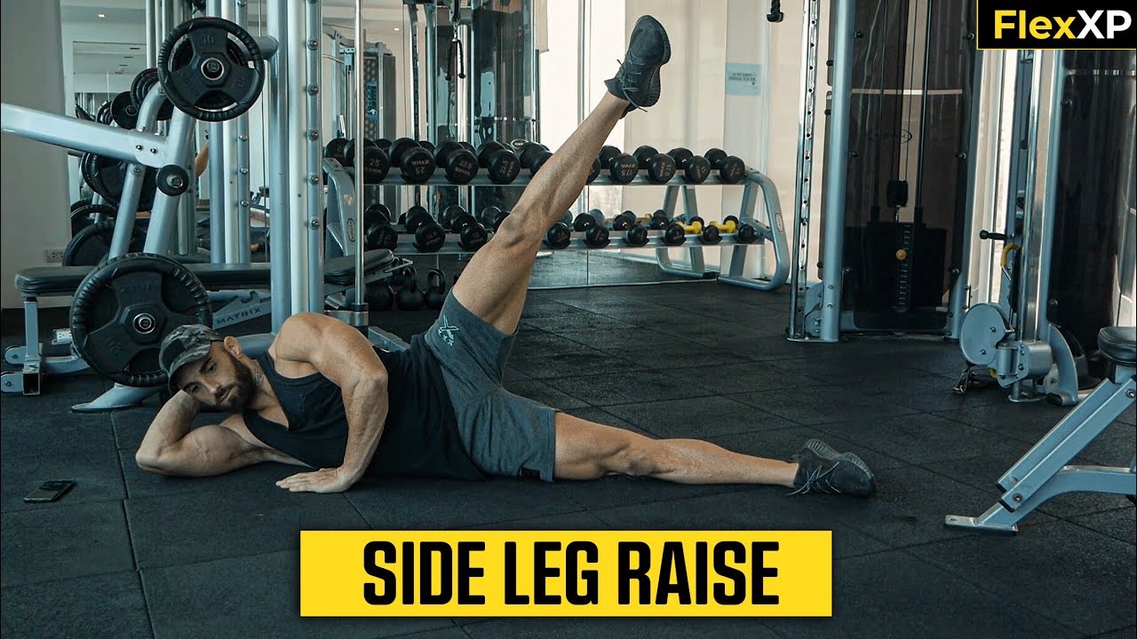 Side Leg Raise Form & Tutorial Guide (30 Seconds) - FlexXP - YouTube