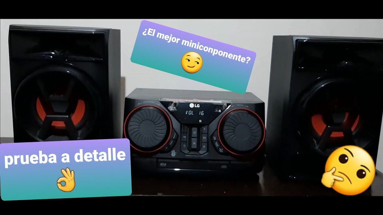 LG XBOOM CK43 review y prueba de audio. - YouTube