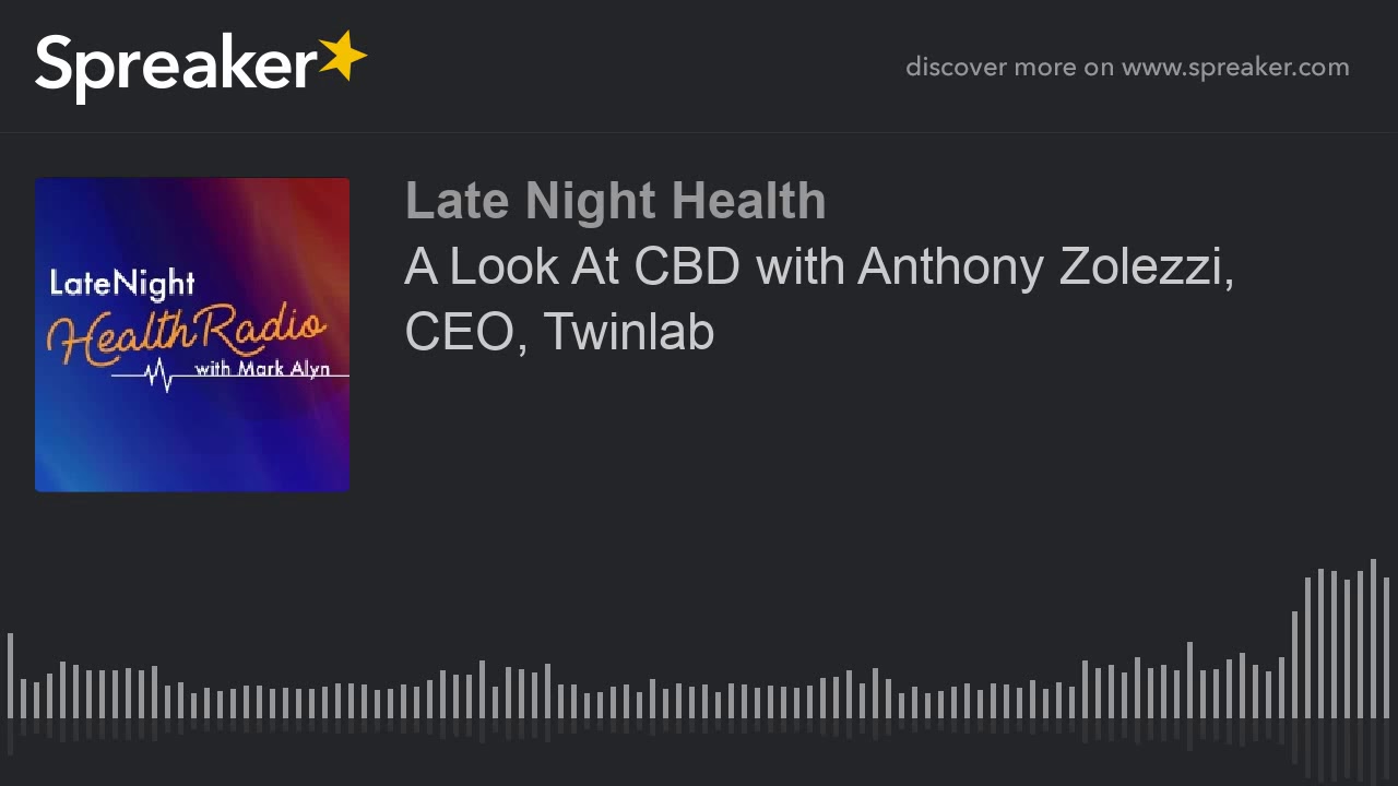A Look At CBD with Anthony Zolezzi, CEO, Twinlab | Late Night Health ...