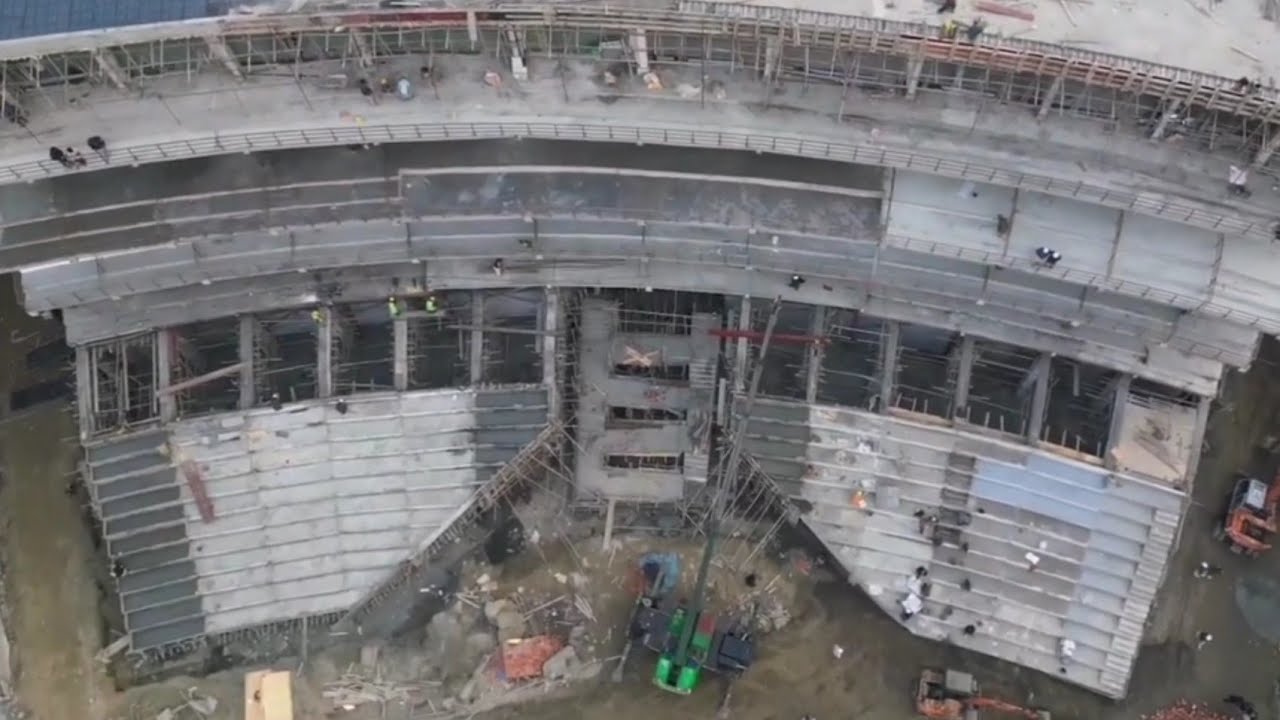 Gaddafi Stadium | Pavillion Stands Almost Complete | Chairs Pattern ...