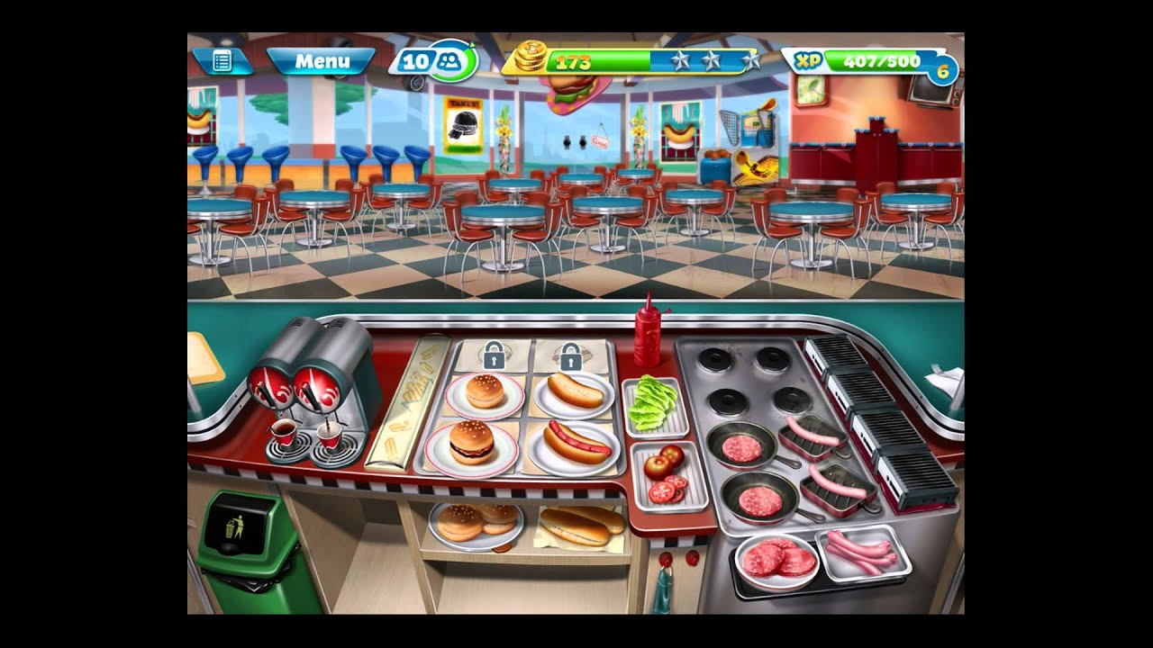 Cooking Fever [iPad Gameplay] Level 12 - YouTube