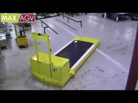 CX100 Automated Guided Vehicle - The Maxi Carrier - YouTube