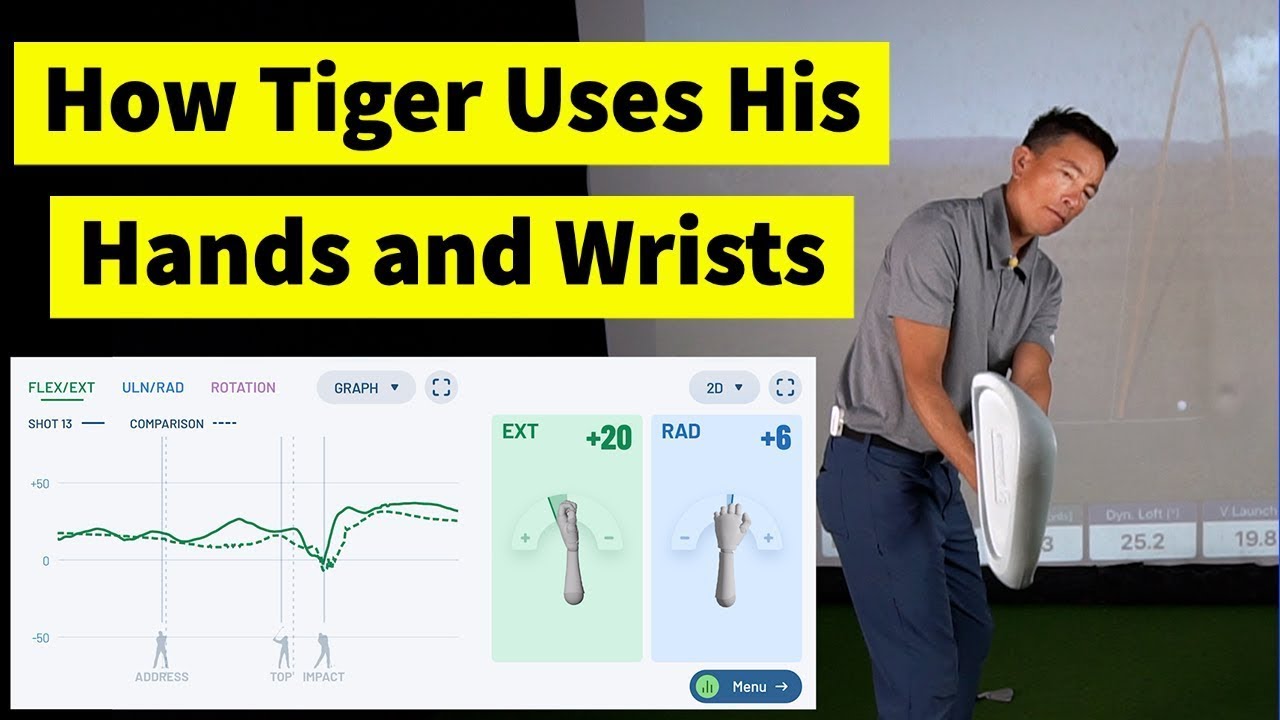 How Tiger Uses his Hands and Wrists in the Golf Swing - YouTube