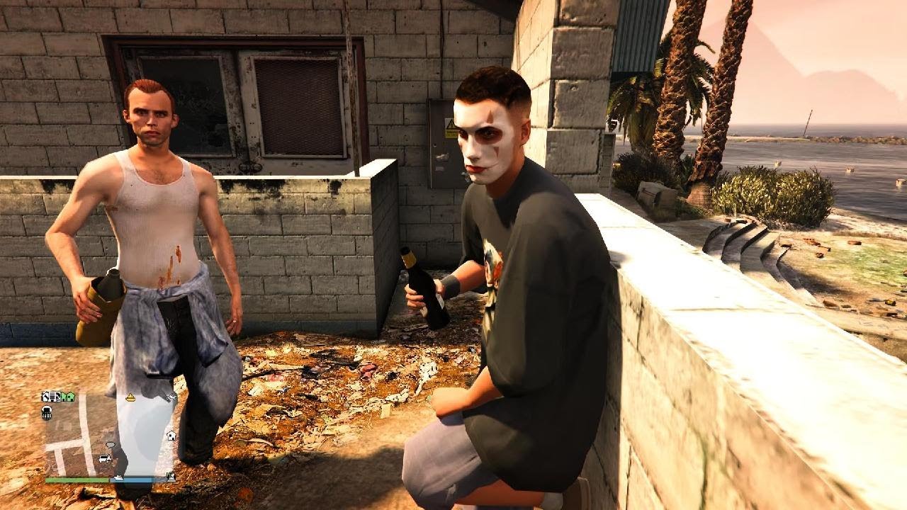 GTAO - Fooligans loitering in Sandy Shores - YouTube