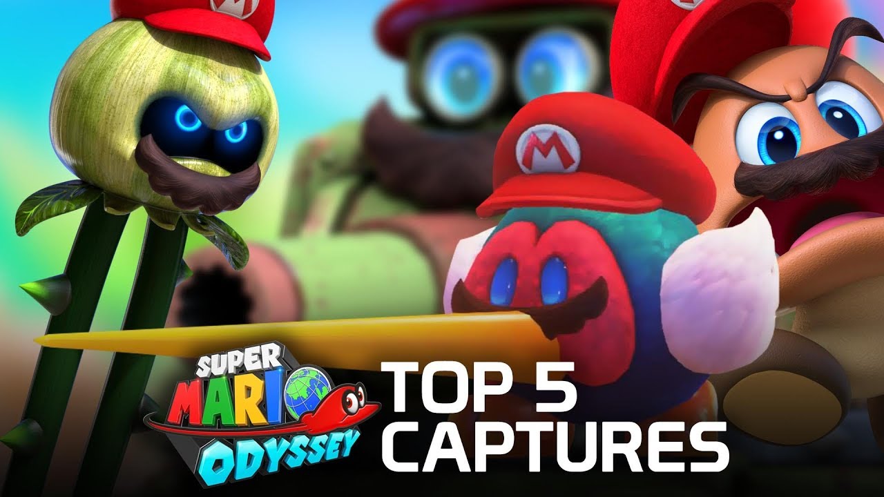 Top 5 Captures in Super Mario Odyssey - YouTube