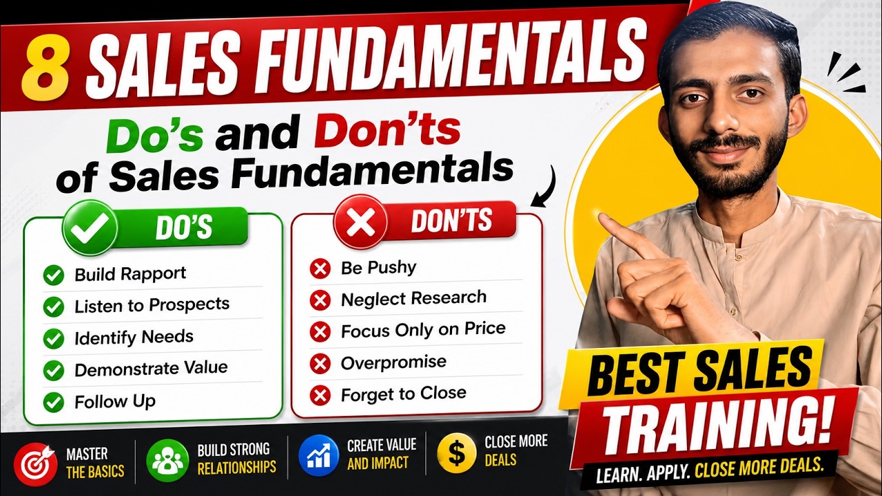 8 Sales Training Basics Every Beginner Must Know - YouTube