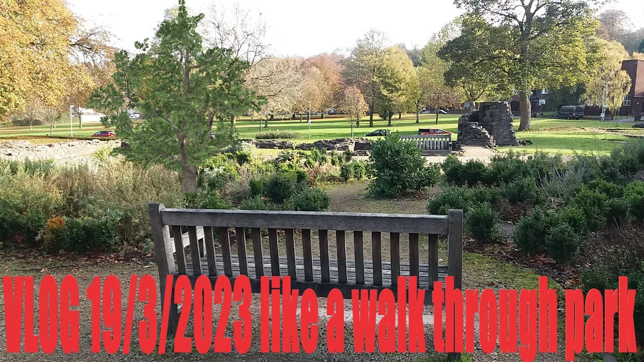 VLOG March like a walk through park - YouTube