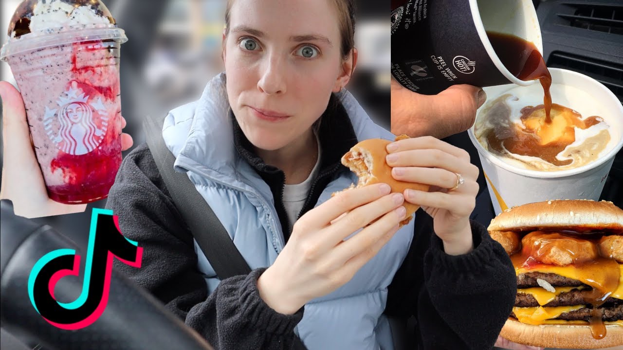 trying all the weird fast food hacks I got sent on tiktok - YouTube