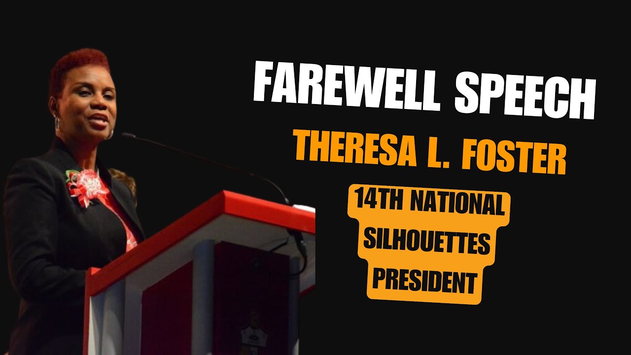 14th National Silhouettes President Farewell Speech. Silhouette Theresa ...