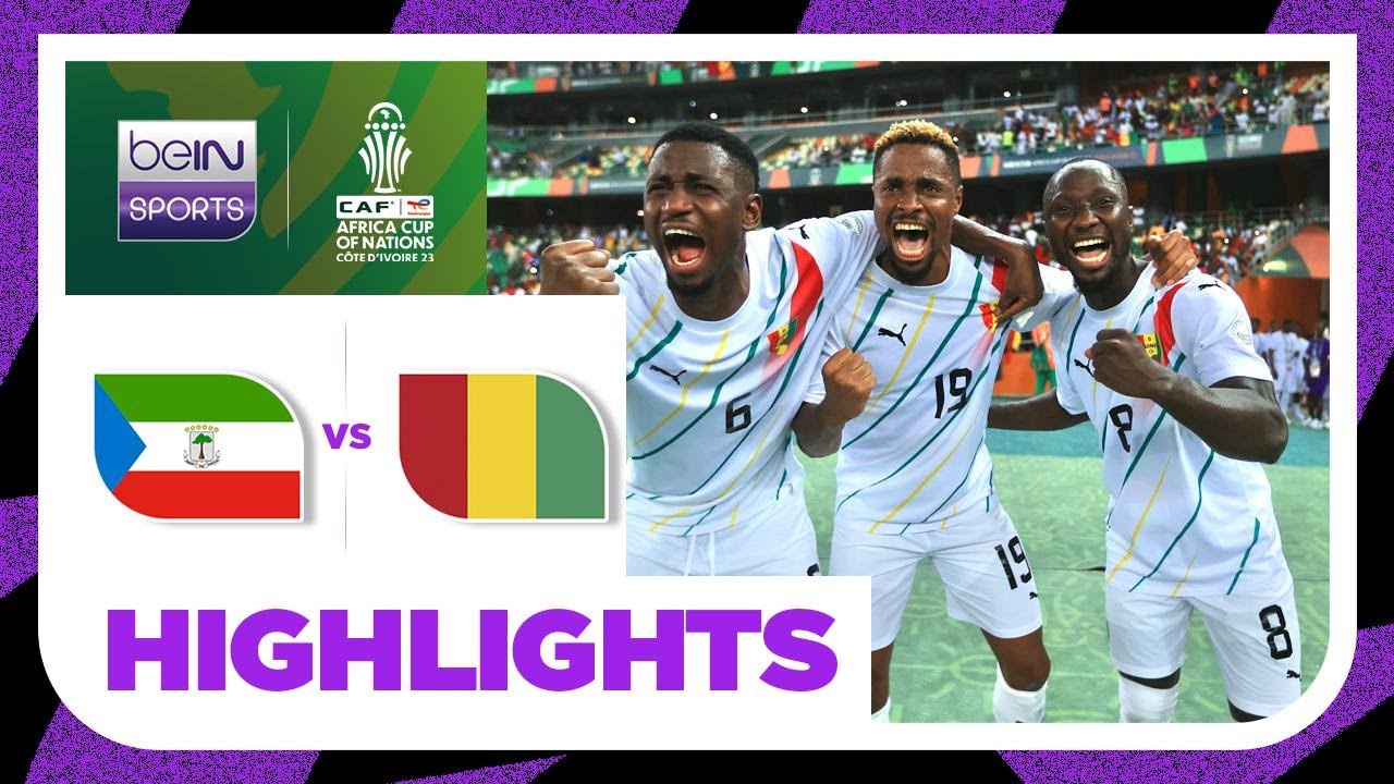 Guinea Khatulistiwa 0-1 Guinea | 2023 AFCON Match Highlights - YouTube
