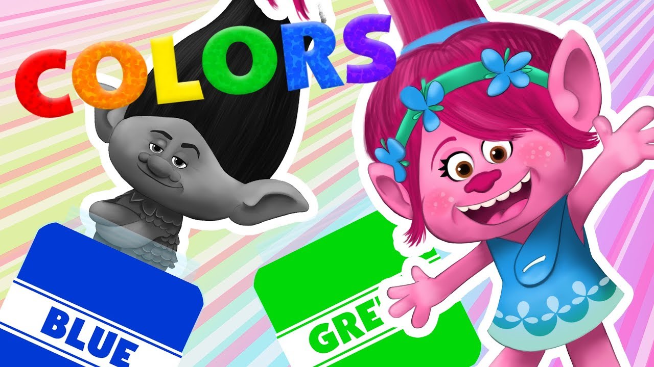 Learn Colors With Trolls | SparklePop - YouTube