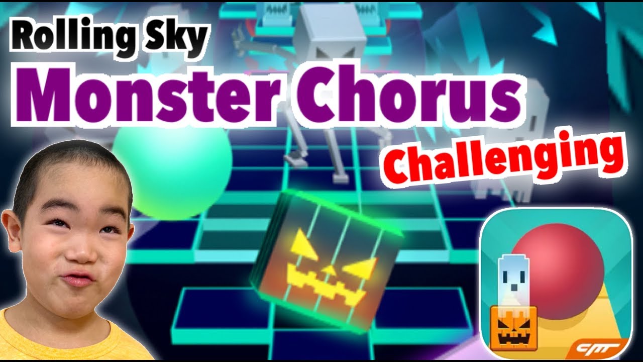 Rolling Sky【Monster Chorus】Challenging(9?%) ローリングスカイ【悪霊の舞】 - YouTube