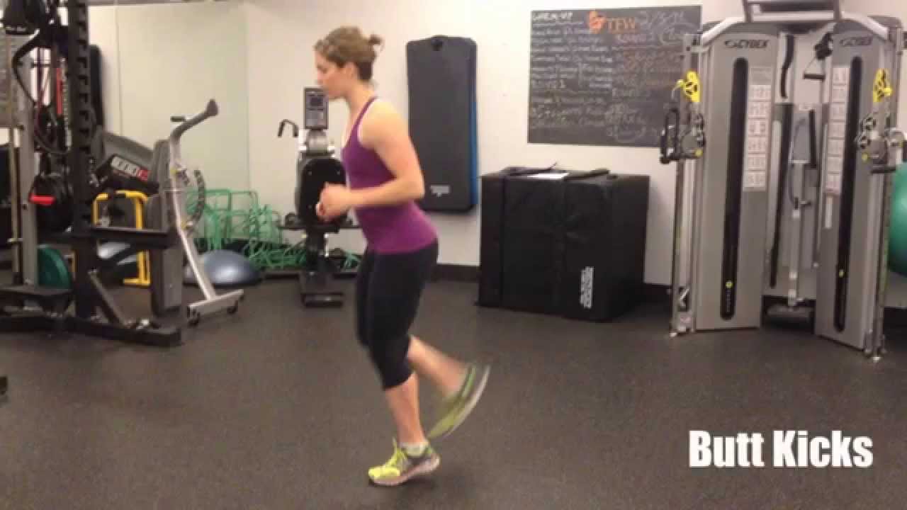 Exercises for Runners: Butt Kicks - YouTube