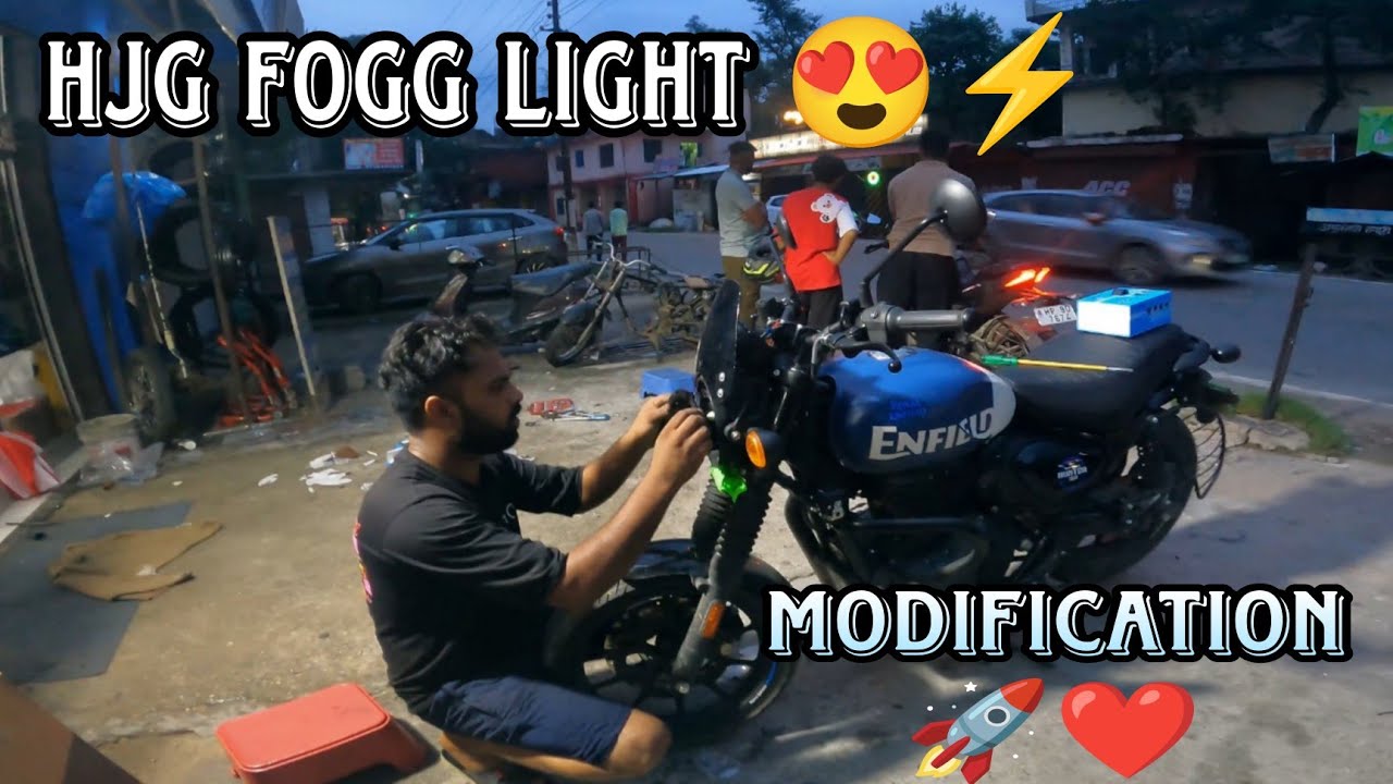 Hunting Upgrade: Hunter 350 with HJG Fogg Lights #hunter350 # ...