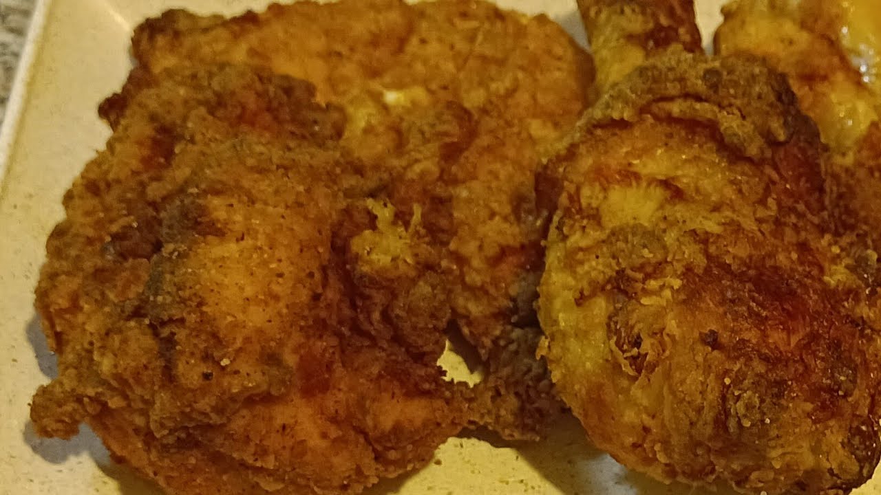 CRISPY MANGO FRIED CHICKEN!! - YouTube